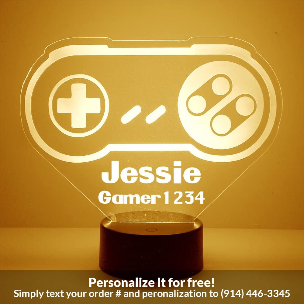 Mirror Magic Store SNES Controller Color Changing Personalized LED ...