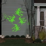 Gemmy Lightshow Projection Whirl-A-Motion Witch Halloween Decoration ...