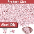 100G Handmade Polymer Clay Beads Flat Round with Baseball Pattern White ...