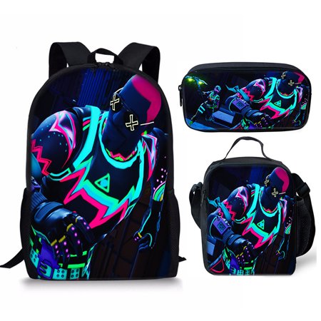 Fortnite School Bag Backpack Study 3-piece school bag backpack for teen ...