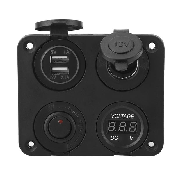 12v Switch Panel, ABS Plastic DC 5V/4.2A Super Strong Support Toggle ...