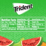Trident Watermelon Twist Sugar Free Gum, 12 Packs of 14 Pieces (168 ...