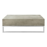 Safavieh Eartha Outdoor Concrete Square Coffee Table - Dark Grey ...