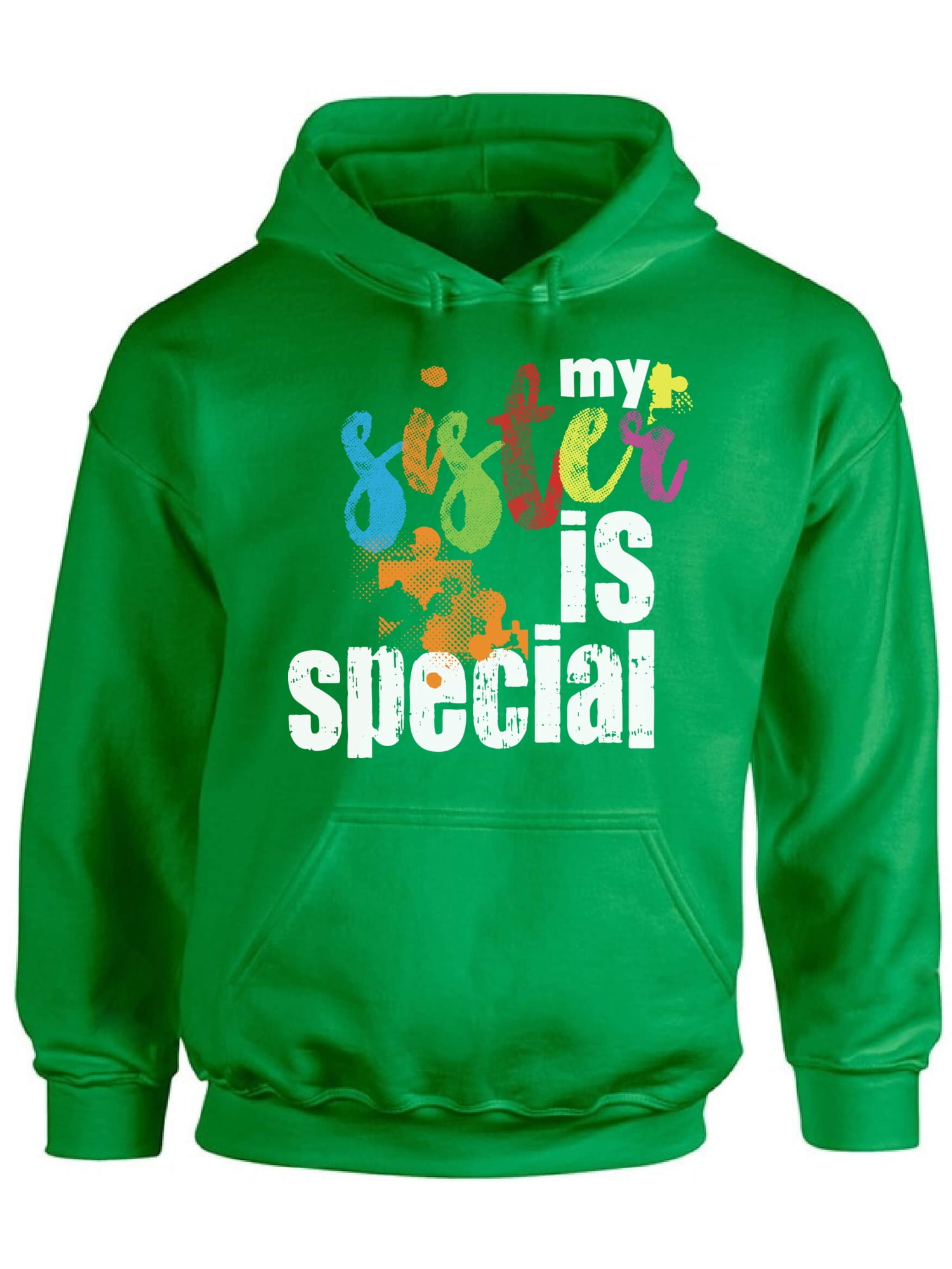Awkward Styles My Sister Is Special Hooded Sweatshirt Autism Awareness Awkward Styles My Sister Is Special Hooded Sweatshirt Autism Awareness