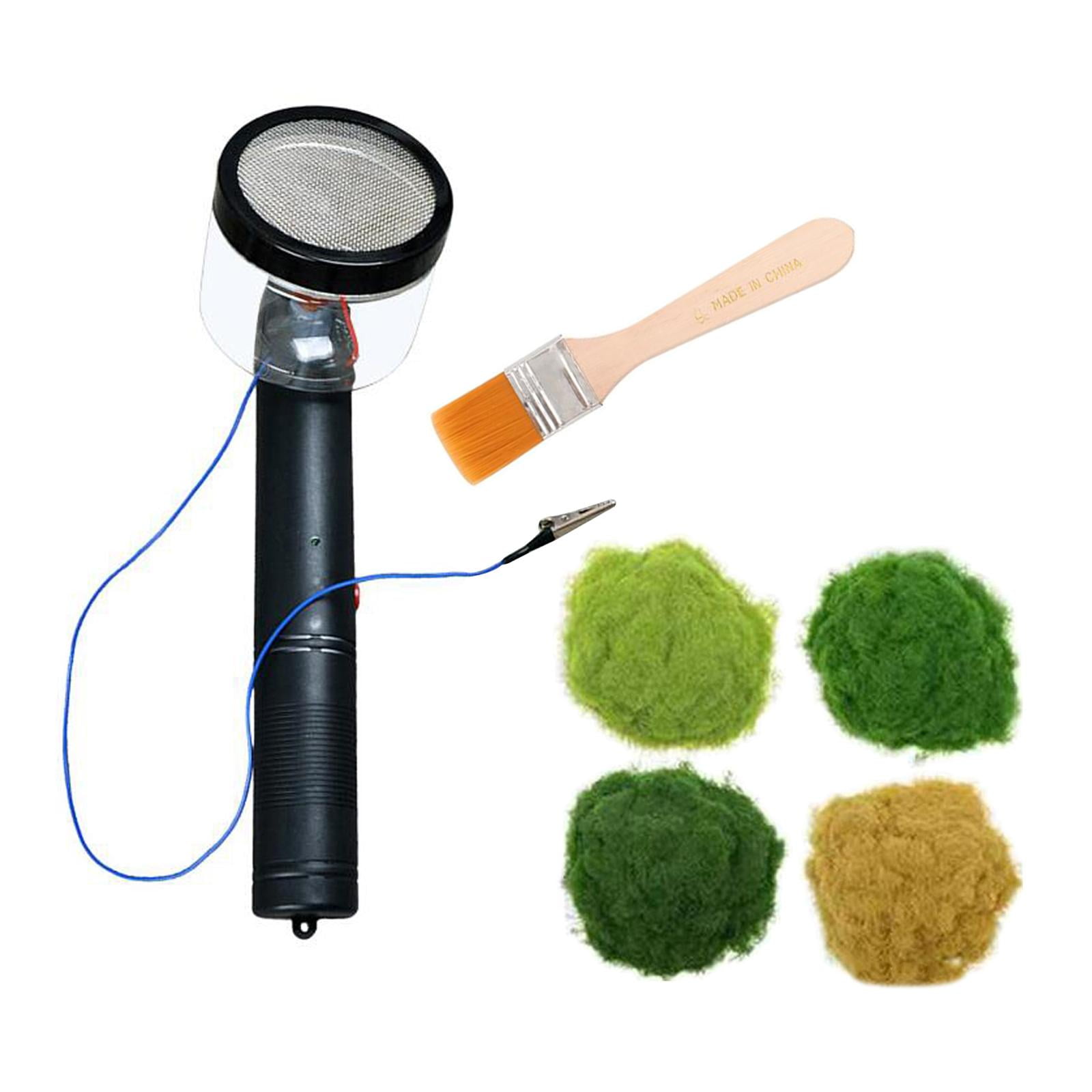 Electrostatic Flocking Machine Grass Applicator with 4 Bags Grass ...