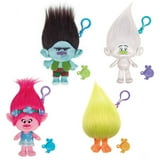 Trolls Large Plush Keychain 4 Pack - Branch, Poppy, Guy Diamond ...