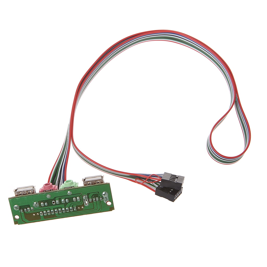 PC Computer Front Panel with 4 Ports USB2.0 Ports + Audio Jack 52.5cm ...