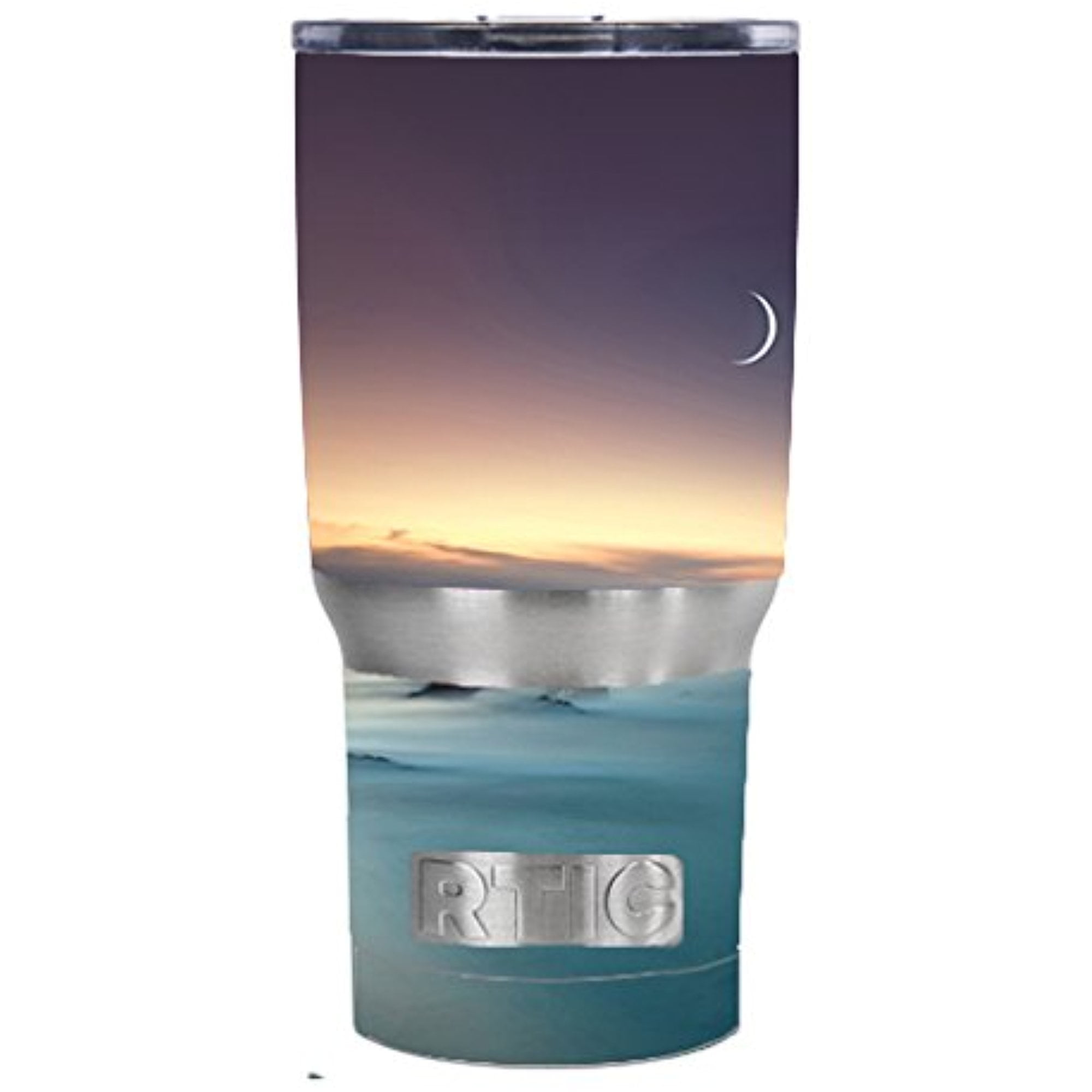 Skin Decal Vinyl Wrap for RTIC 20 oz Tumbler Cup (6-piece kit) stickers ...