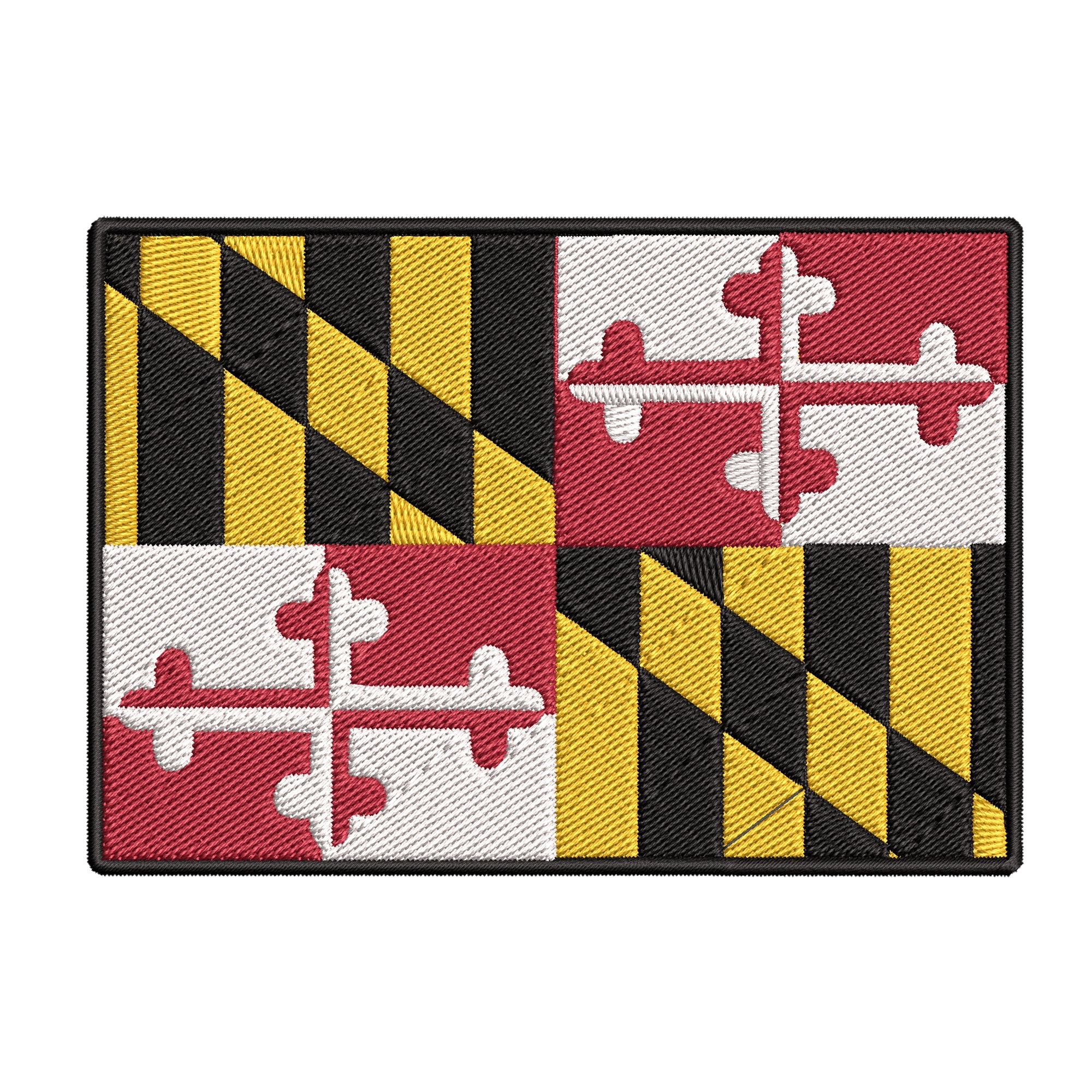 Maryland Embroidered Iron-On Flag Patch - Walmart.com