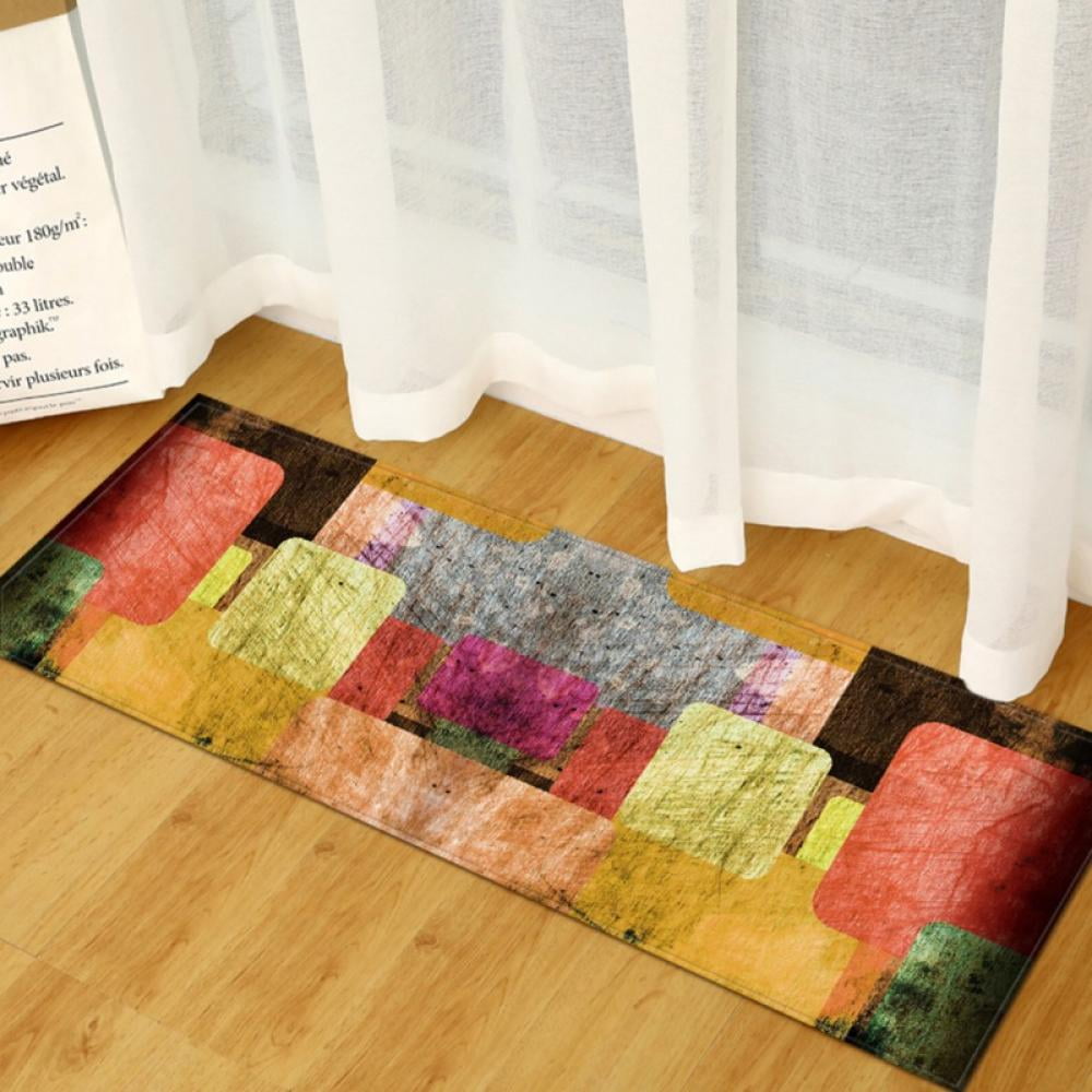 Wood Grain Household Runner Area Rug Bathroom Mat Kitchen Rug Non-Slip ...