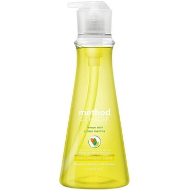 Method Dish Soap, Lime + Sea Salt, 18 Ounce, Plant-Based, Cruelty Free, Sleek Design - Walmart.com