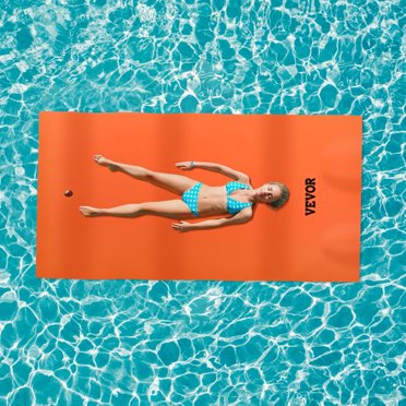 Odaof 9' x 6' Floating Water Mat for Kid and Adults, 3-Layer Foam Water ...