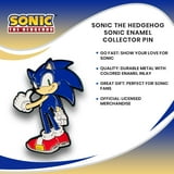 Sonic the Hedgehog Sonic Enamel Collector Pin Toy - Walmart.com