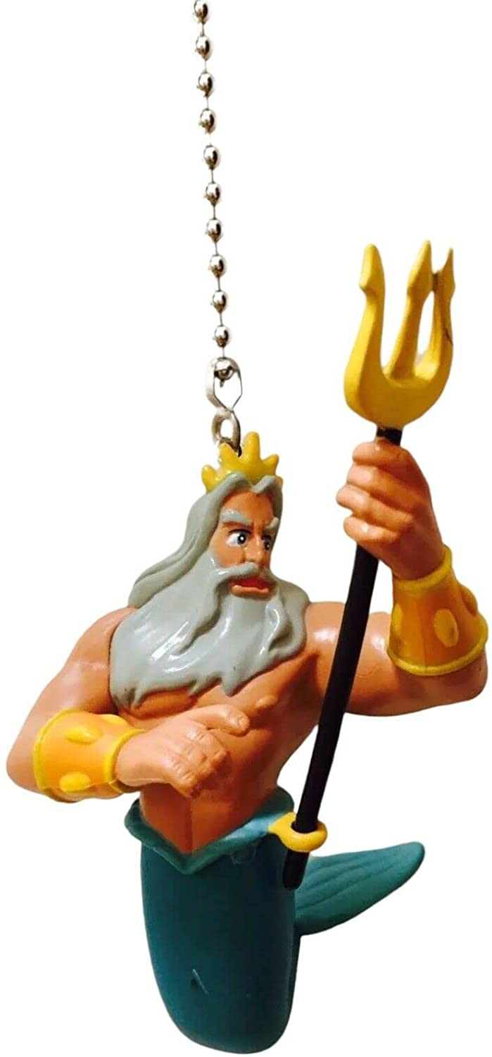 Baby & Toddler Toys King Triton 4 PVC Fan Light Lamp Pull Chain Figure ...