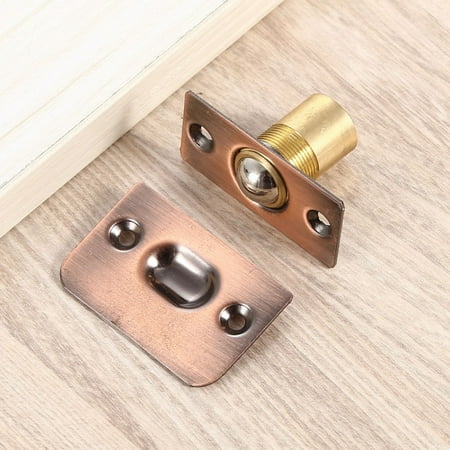 Brass Steel Adjustable Roller Ball Door Spring Catch Lock Internal ...