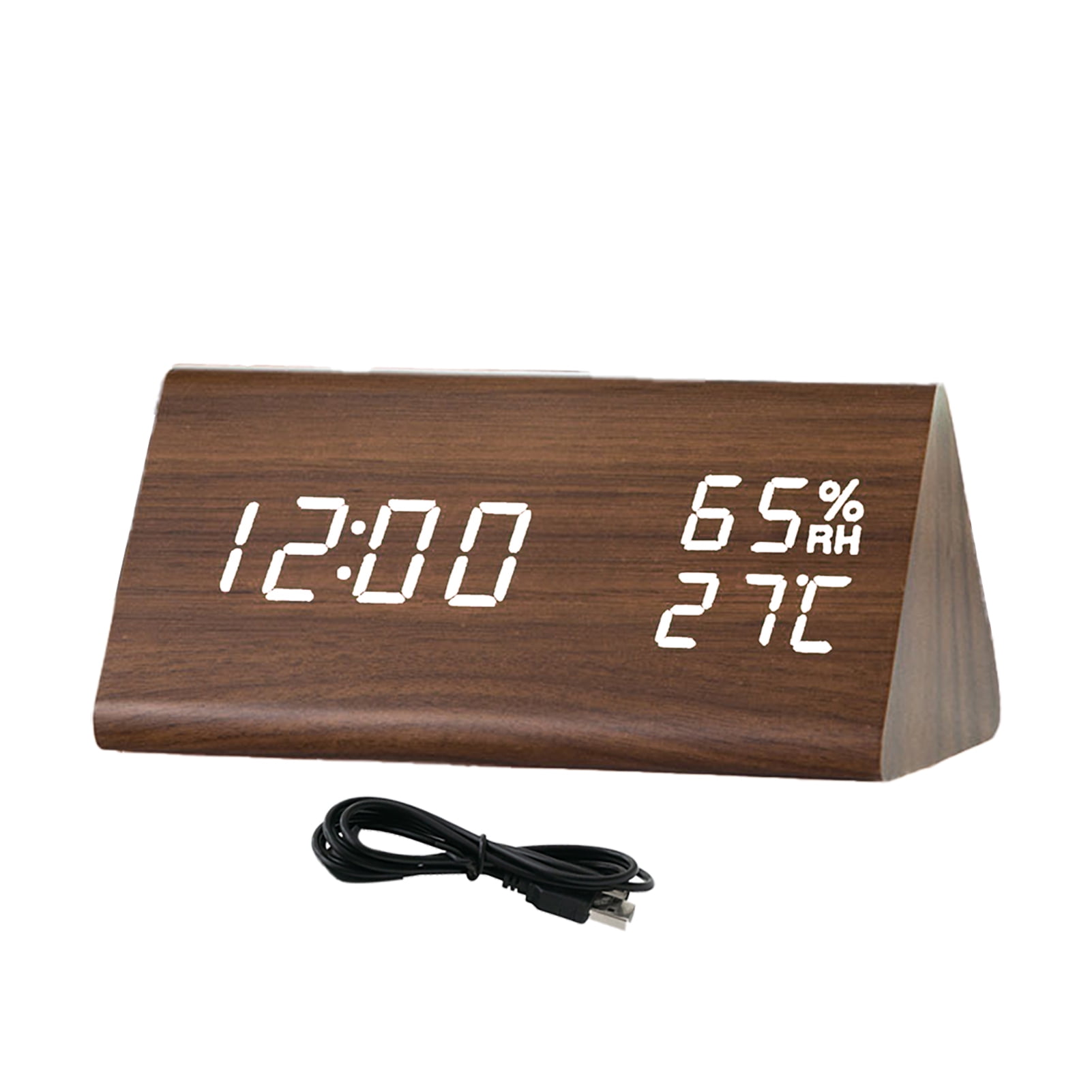 Voice Control Power-saving Alarm Clock - Clear Screen Multifunctional ...