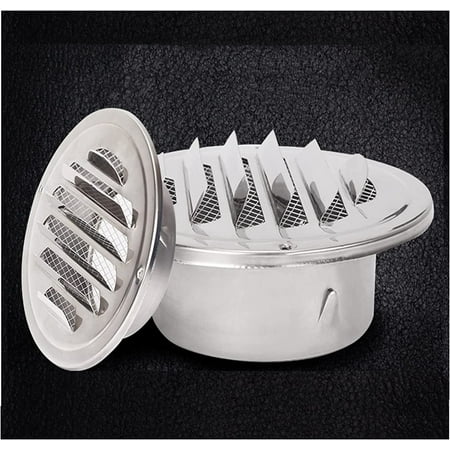 Round Exterior Wall Vent,304 Stainless Steel Thicken Wall Ceiling Air ...