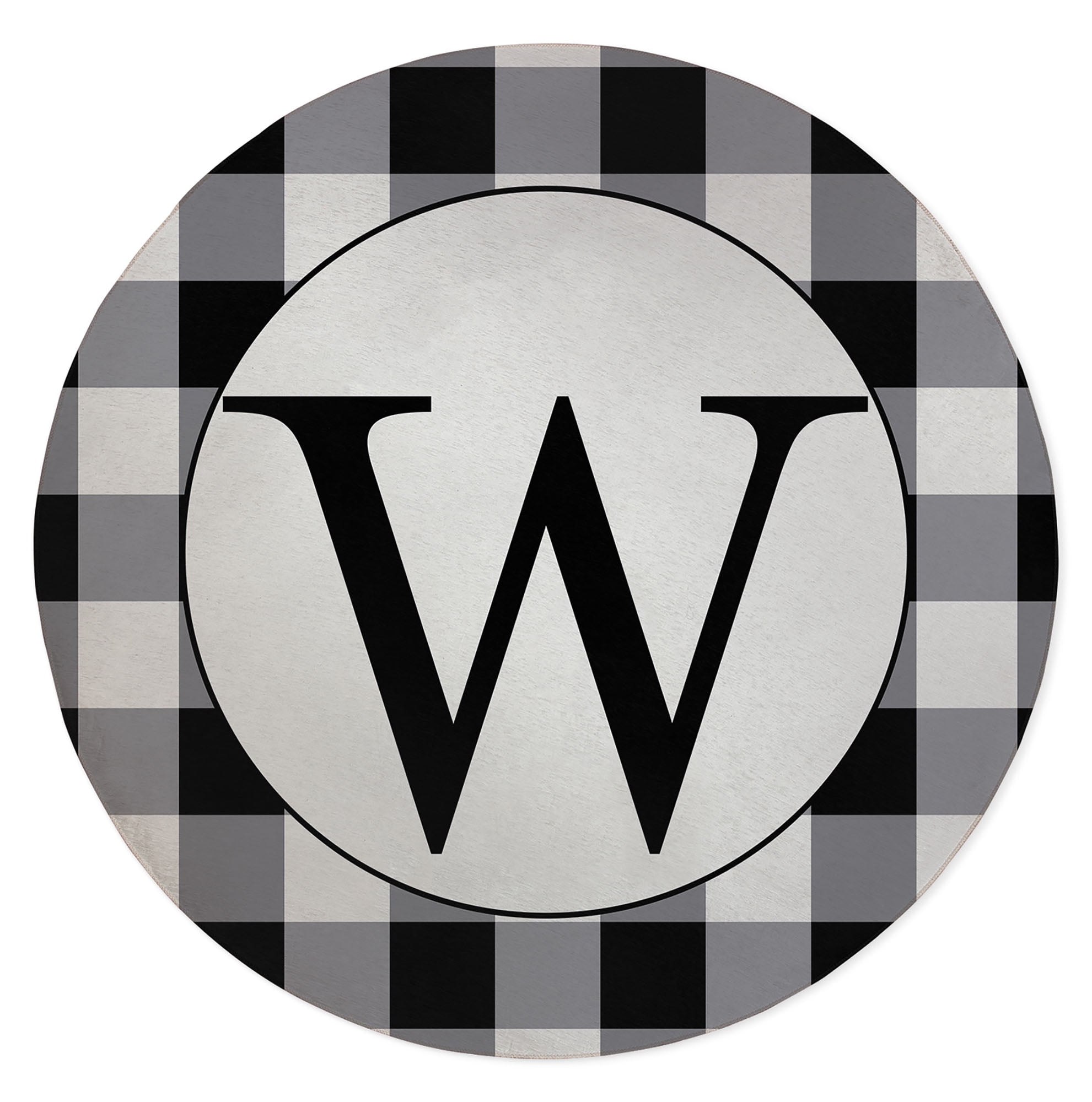 Mono Black & White W Office Mat by Kavka Designs - Walmart.com