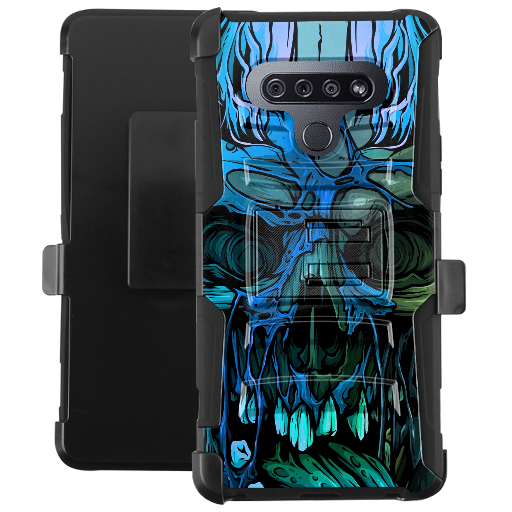 DALUX Hybrid Kickstand Holster Phone Case Compatible with LG Stylo 6 ...