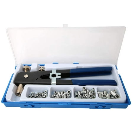 86pcs Manual Pulling Riveter Rivet Nut Gun Threaded M3/M.4/M5/M6/M8 ...