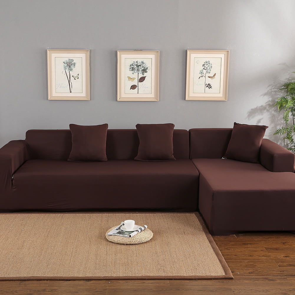 Sofa Covers For L Shape Polyester Fabric Stretch Slipcovers 3 2 Seat Sofa Covers For L Shape Polyester Fabric Stretch Slipcovers 3 2 Seat
