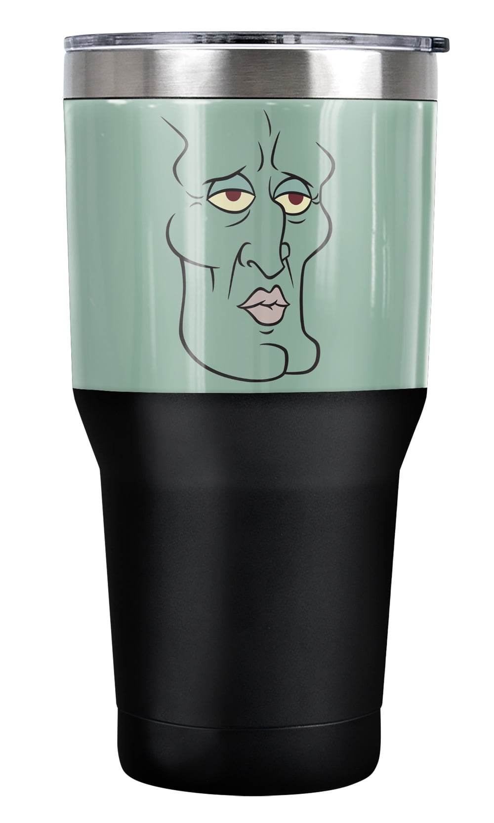 Spongebob Official Squidward Handsome Face 30 oz Travel Tumbler ...