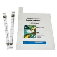 C-Line Self-Adhesive Attaching Strips, 3-Hole Punched, 11 x 1, 200/BX ...