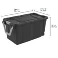 Sterilite 40 Gallon Wheeled Plastic Storage Container with Handle Gray ...