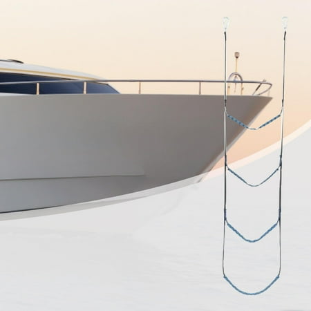 Nylon Inflatable Boat Rib Boarding Ladder Hooks Swim Rope Ladder ...