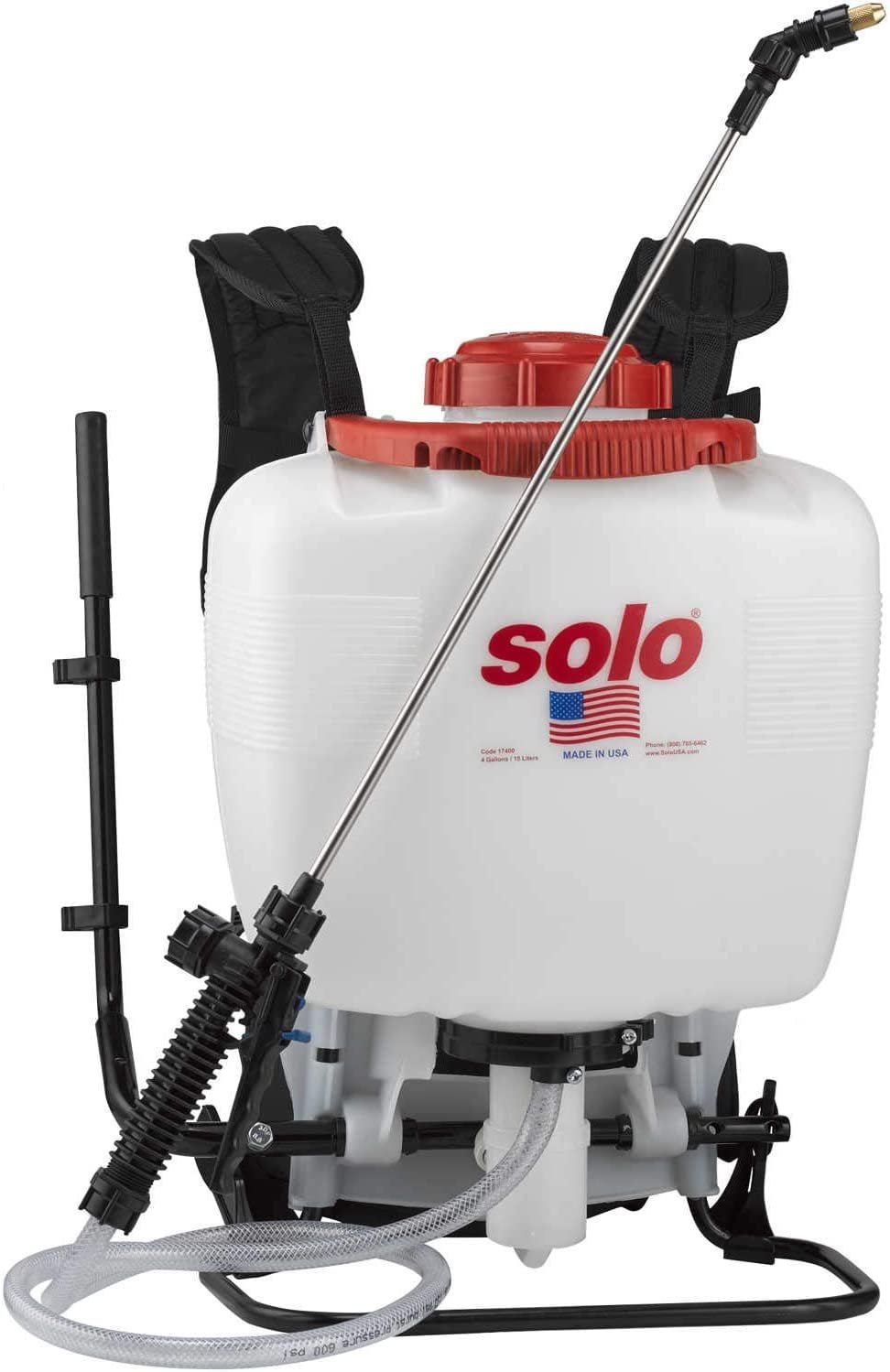SOLO Model 425 Professional Backpack Sprayer, 4 Gallon Piston Pump ...