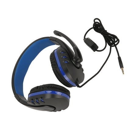 Gaming Headset, Wire Control Retractable Padded Headband One Button ...