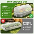 2 Pack Garden Netting for 8x4x1ft Raised Beds, Ultra-Fine Mesh Plant ...