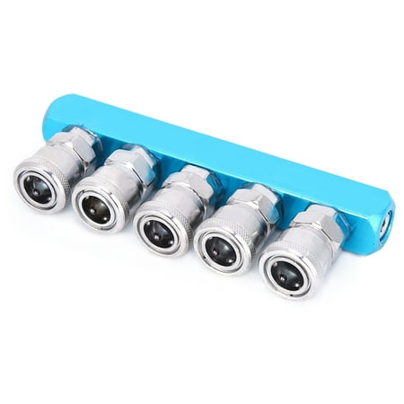 Manifold Block Pneumatic Fittings Air Compressor Quick Connector ...