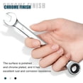 2026 Best 12Pcs Metric Ratcheting Combination Wrench Set, Polished CR-V ...