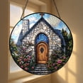 Classic Stone Structure Stained Glass Suncatcher – Window Art2001 ...