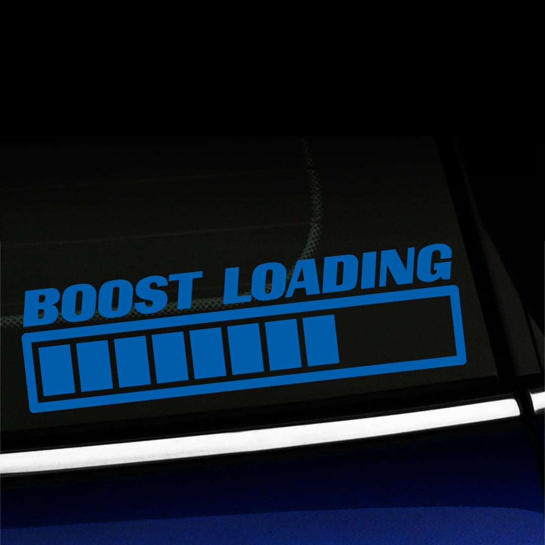 Boost Loading - Vinyl Decal - Choose Color - [AZURE BLUE] - Walmart.com