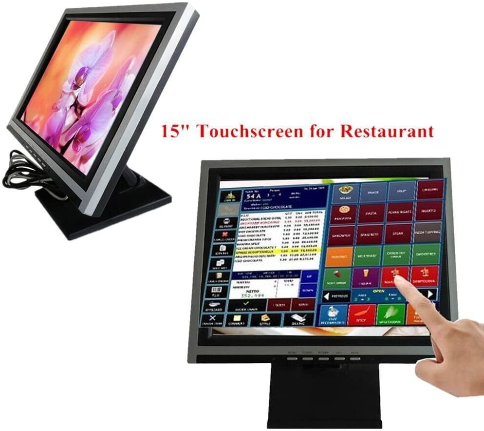15''In Touch Screen Monitor LCD Display Touchscreen POS Retail Kiosk ...