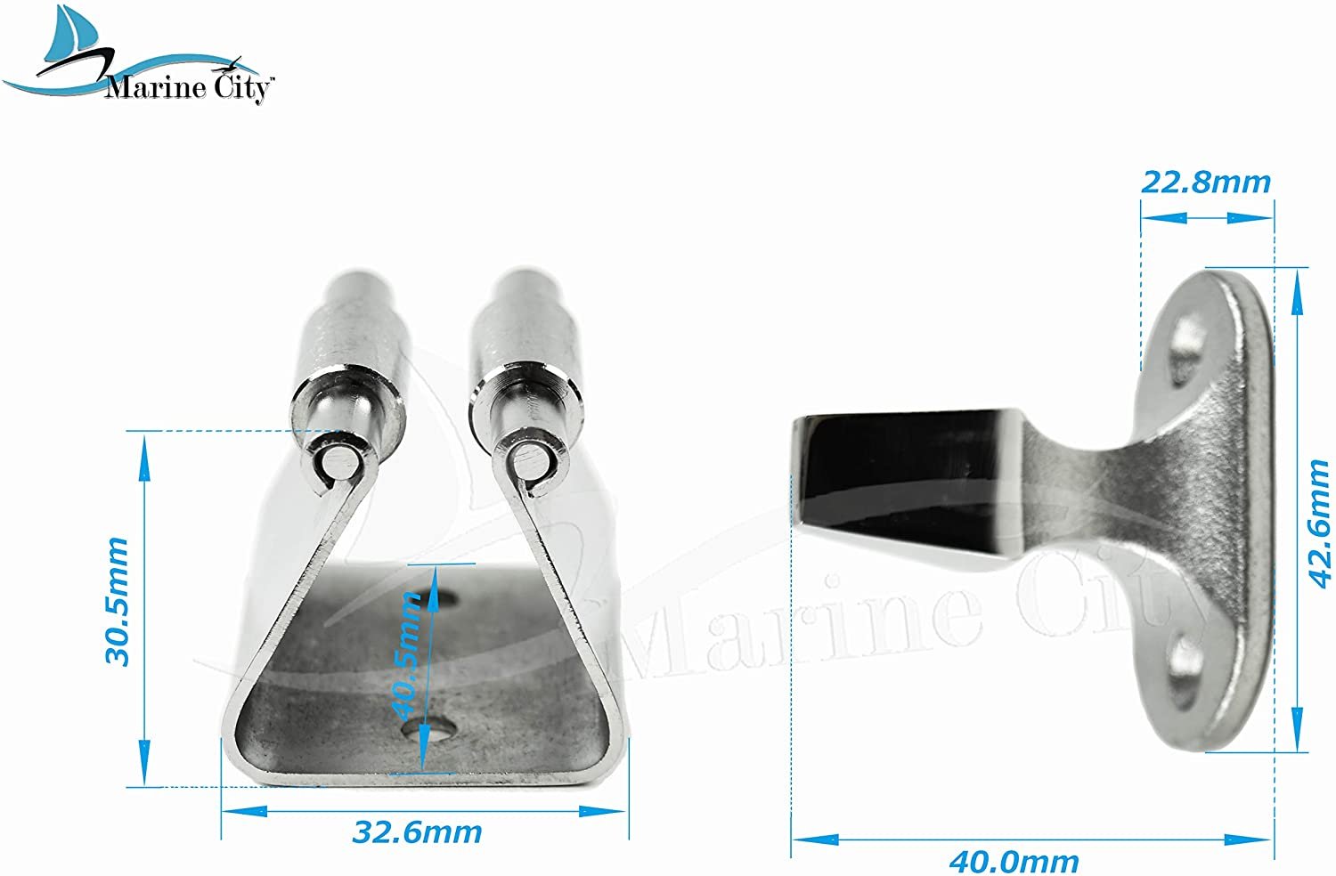 Marine City Stainless Steel Door Stopper Catch and Holder for Boat, RV ...