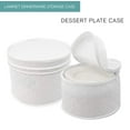 LAMINET 4 Piece Quilted Plate Storage Set - Holds Up to 48 Plates with ...