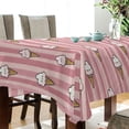 54x54in Square Printed Tablecloth Easy-Care Decorative Table Cloth for ...