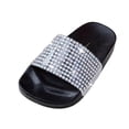 Abomasnow Womens Slides House Slippers Rhinestone Glitter Slides Cute ...