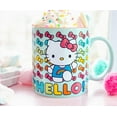 Sanrio Hello Kitty Hello Rainbows Ceramic Mug | Holds 20 Ounces ...