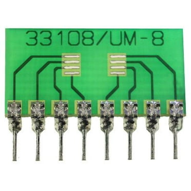 8 Pin SIP Surface Mount Integrated Circuit Adapter (0.35" x 0.8 ...
