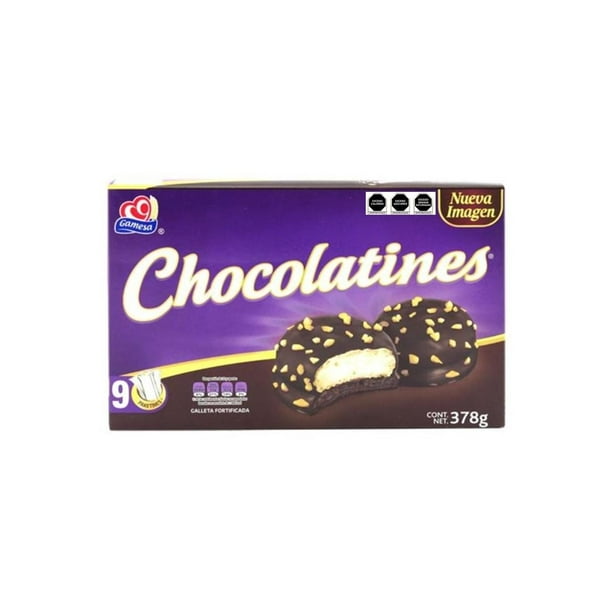 Pack de 10 Galletas Chocolatines Gamesa 378g | Walmart en línea