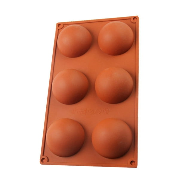 Mistaha 6 Holes Silicone Mold For Chocolate, Cake, Jelly, Pudding ...