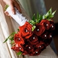 300PCS 4 Styles Bouquet Pins Flower Pin Pearl Head Pins Crystal Corsage ...