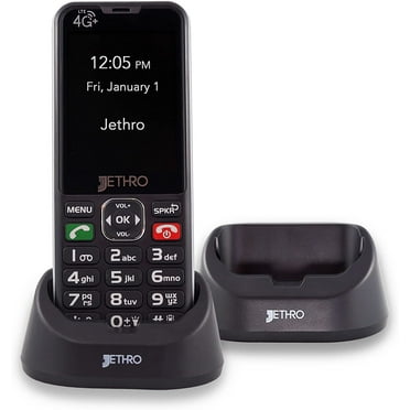 Jethro SC490 4G Cell Phone for Seniors/Kids with Big Buttons & 30 Days ...