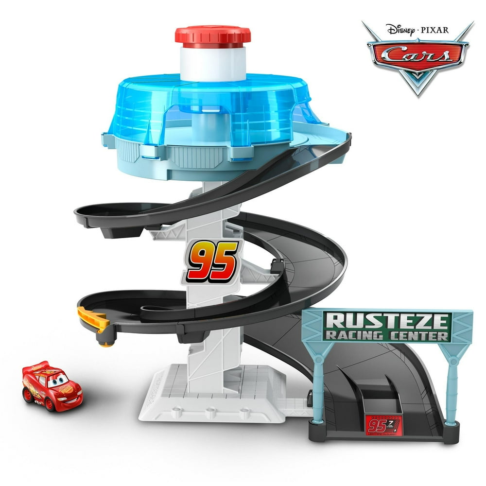 Disney/Pixar Cars Mini Racers Rust-eze Spinning Raceway Playset ...