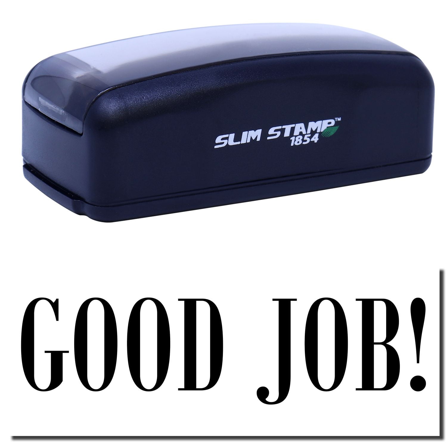 Large Pre-Inked Good Job Stamp, Slim 1854, Ultra Slim Design ...