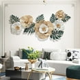 3D Luxury metal luxury Wall Art Decor Wall Art Sculpture Handmade ...